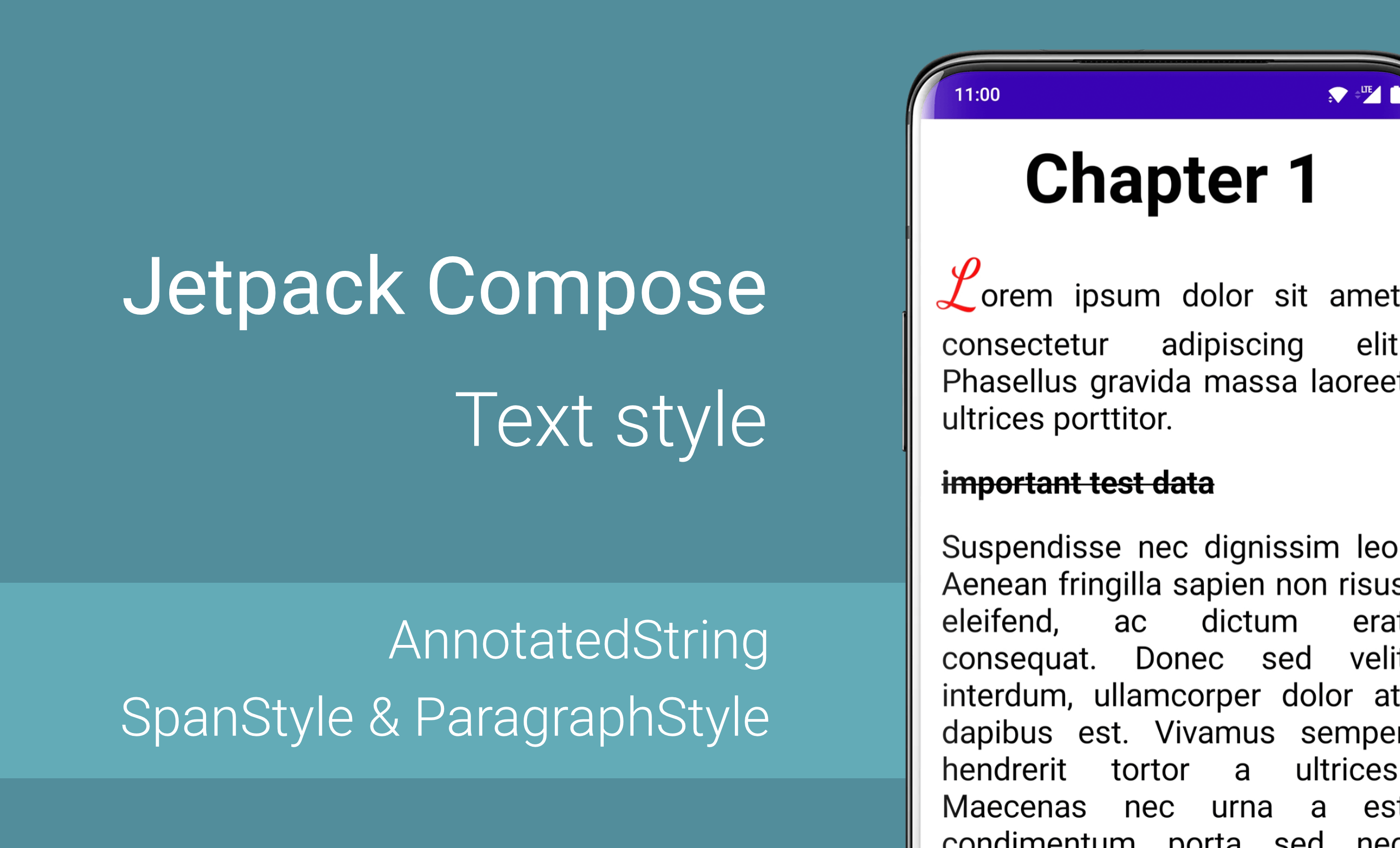 Jetpack Compose: styling Text Jetpack Compose: styling Text
